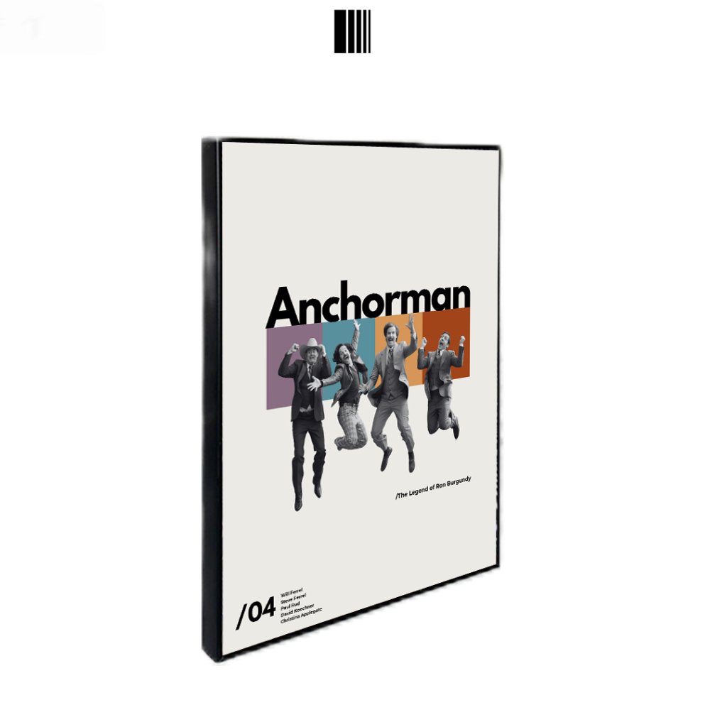 Jual Poster Frame Blok - Anchorman Film | Shopee Indonesia