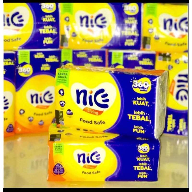 Jual (1pcs) Nice Living Food Safe Tisue 360 Helai | Shopee Indonesia