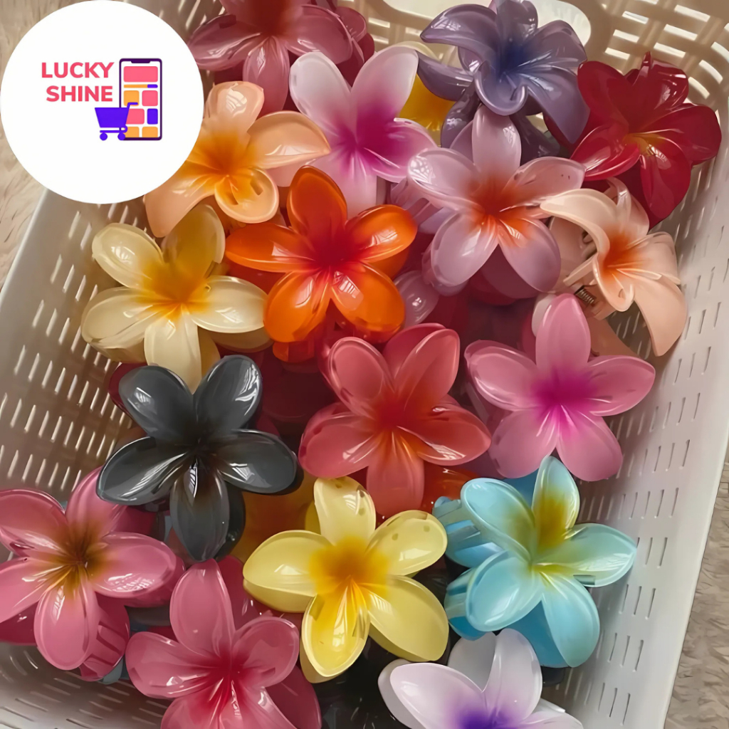 Jual LS 8CM JEDAI MOTIF BUNGA KAMBOJA GRADASI BAHAN AKRILIK JEPIT ...