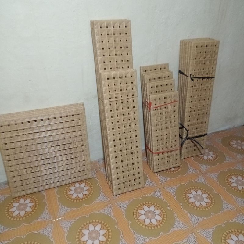 Jual Panel Rotan Sintetis Motif 3 Dimensi Kualitas Eksport | Shopee ...