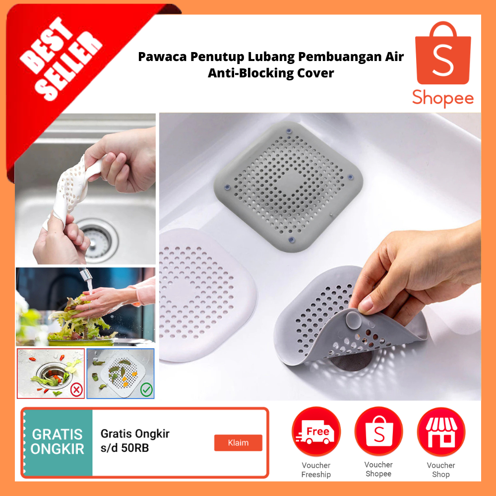 Jual Penutup Lubang Pembuangan Air Anti-Blocking Cover / Penutup ...