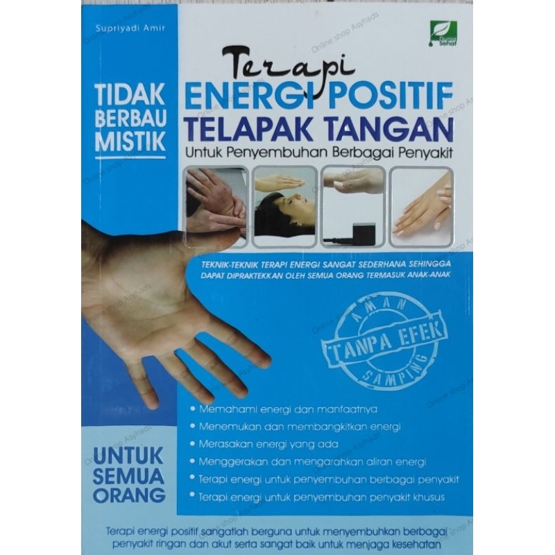 Jual Buku terapi energi positif telapak tangan untuk penyembuhan ...