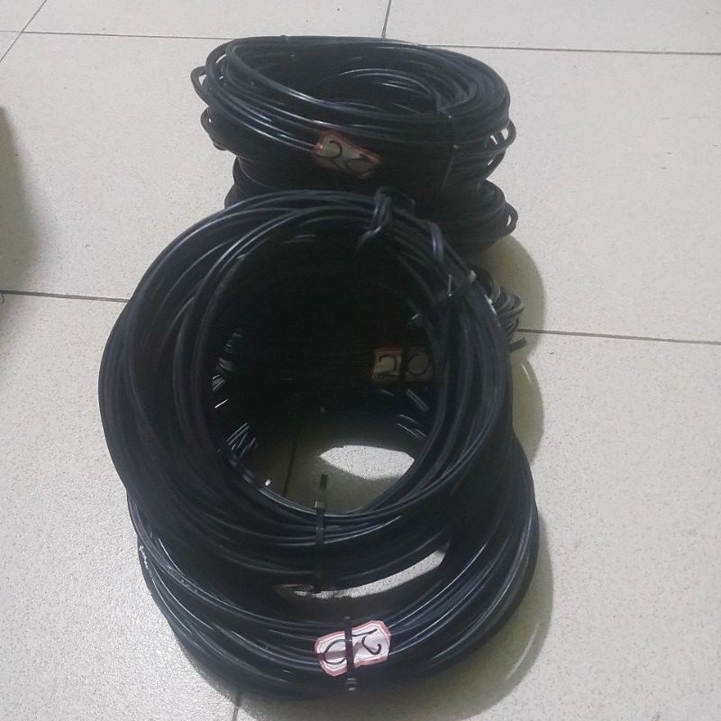 Jual cuci gudang!!!! 20m x 6 kabel telkom bekas (2 tembaga, 1 kawat ...