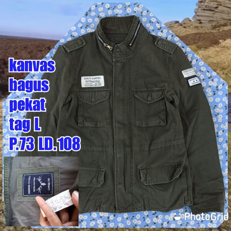 Jual jaket parka army military d2k | Shopee Indonesia