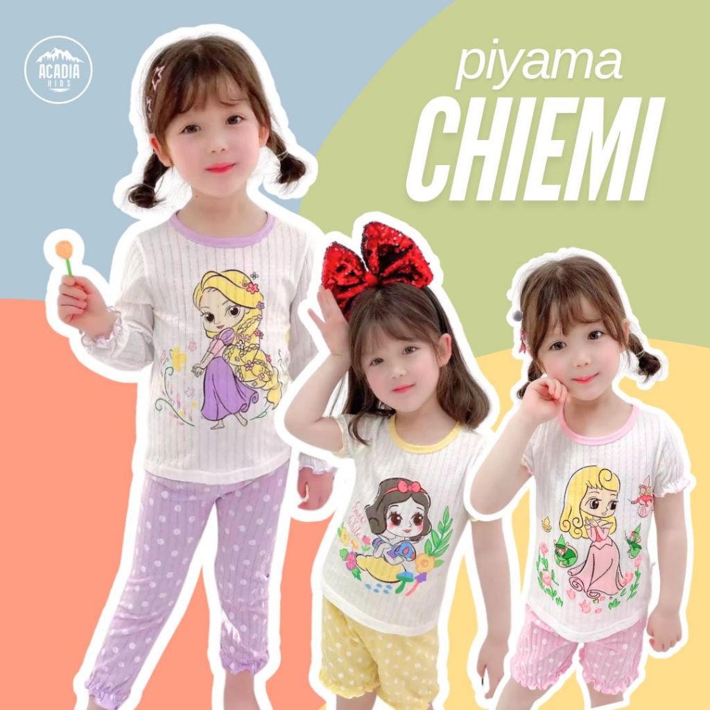 Jual ACADIA KIDS - Piyama Setelan Anak Perempuan 1-7 Thn Baju Tidur ...