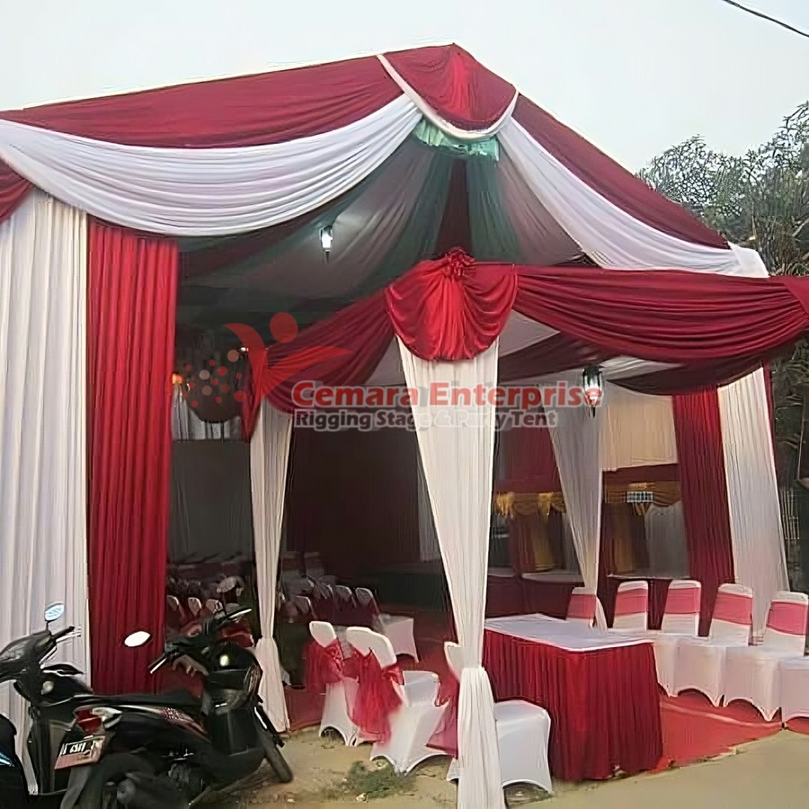 Jual jasa buat tenda pesta berbagai ukuran, mulai dari ukuran 4x6 ...