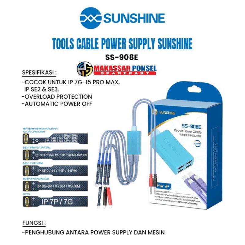 Jual KABEL POWER SUPPLY SUNSHINE SS-908E-IP 7-15 SERIES | Shopee Indonesia