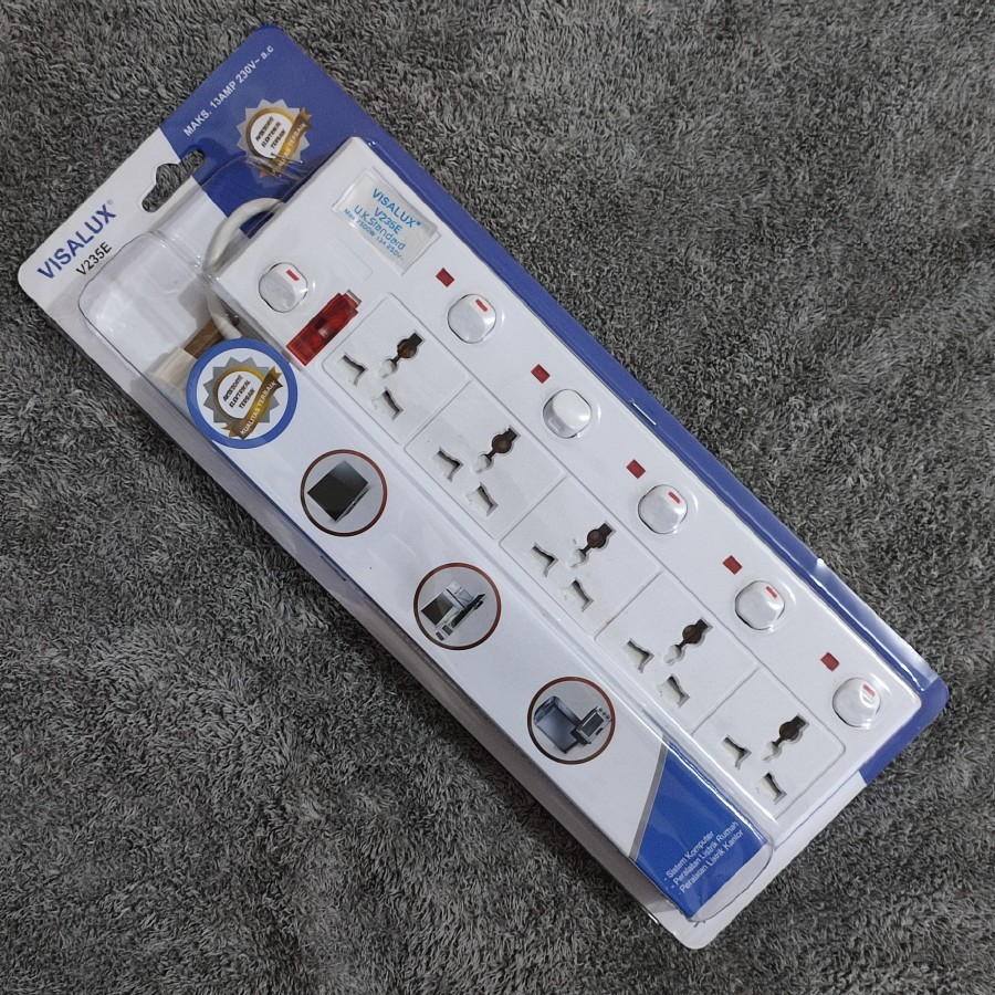 Jual CABLE EXTENTION DENGAN KABEL VISALUX 13 A MULTI KAKI 3 ,SAMBUNGAN ...