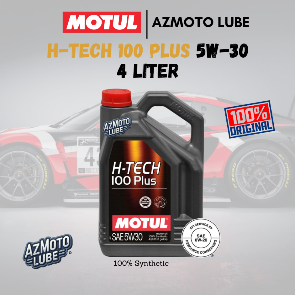 Jual OLI MOBIL MOTUL H-TECH 100 PLUS 5W-30 SP 1L & 4L | Shopee Indonesia