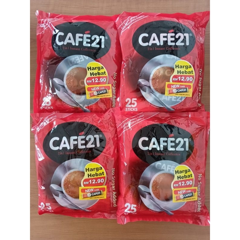 Jual Cafe 21 Coffee mix 2in1 instant coffee mix 2 in 1 - Coffee Cafe 21 - coffee instant ...
