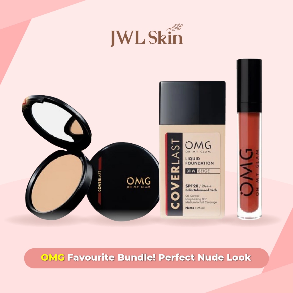 Jual OMG FAVOURITE BUNDLE! Perfect Nude Look (Foundation+Bedak+Lip ...