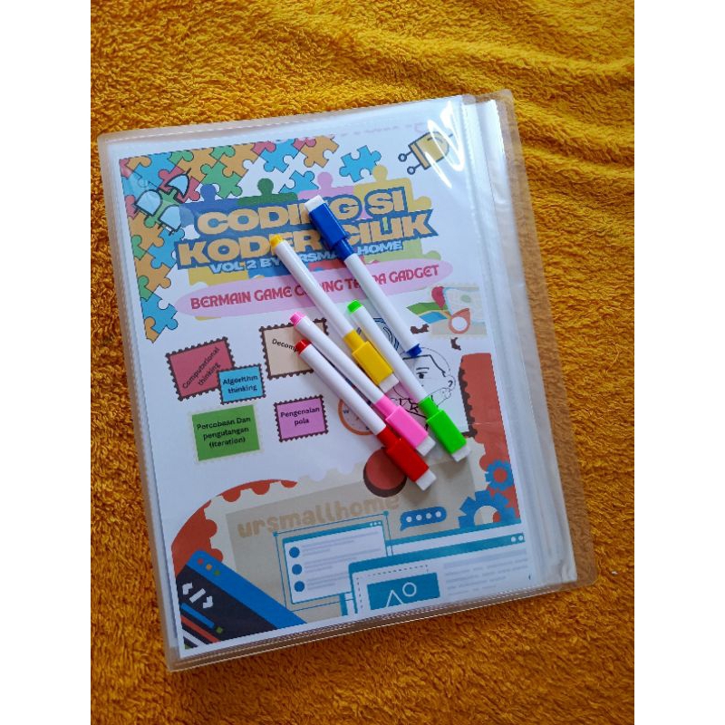 Jual worksheet aktivitas anak coding si koder ciliK vol 2 free 5 ...