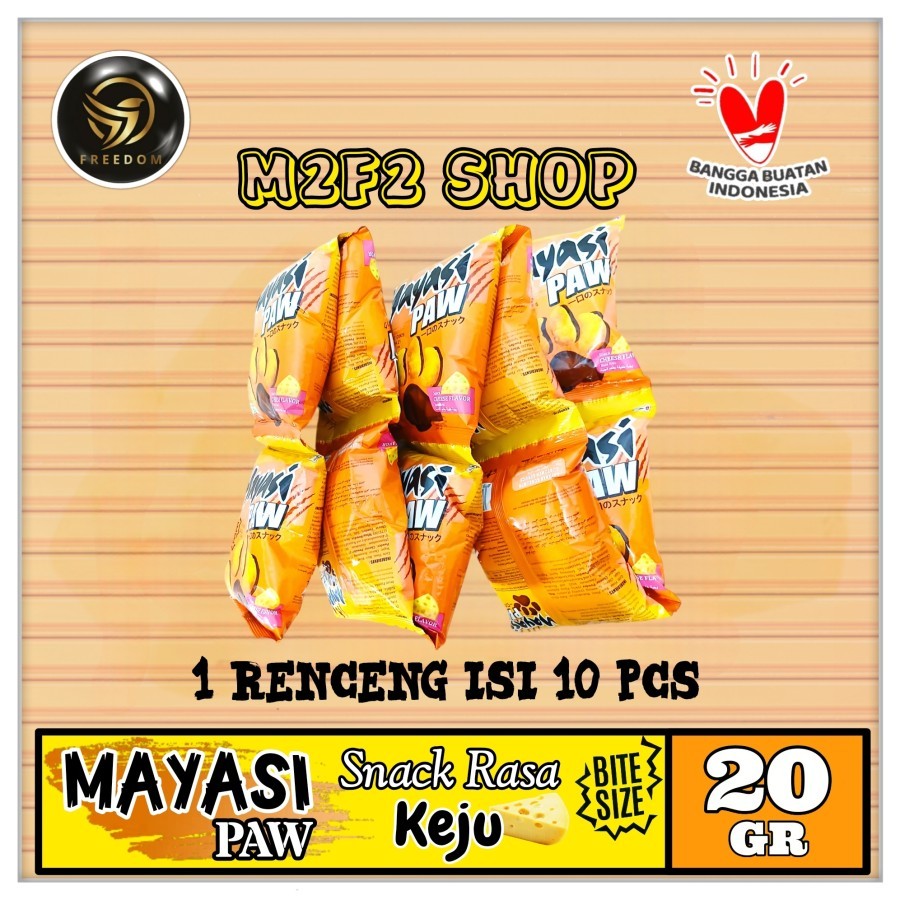 Jual Snack Mayasi PAW Bite Size Cheese Flavor | Camilan Rasa Keju ...