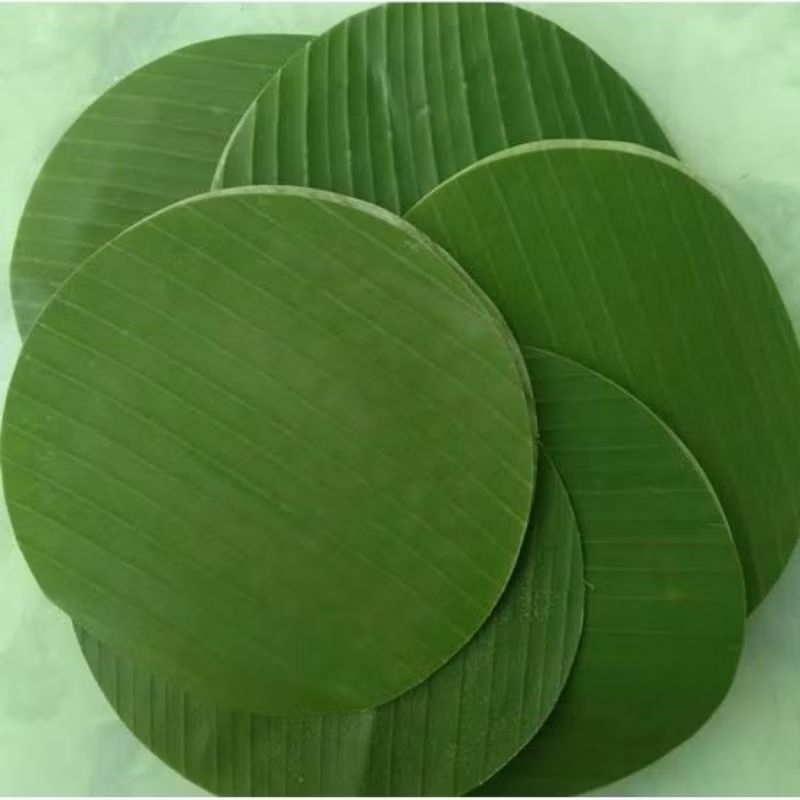 Jual daun pisang bulat paket 40 biji ukuran 25 cm | Shopee Indonesia