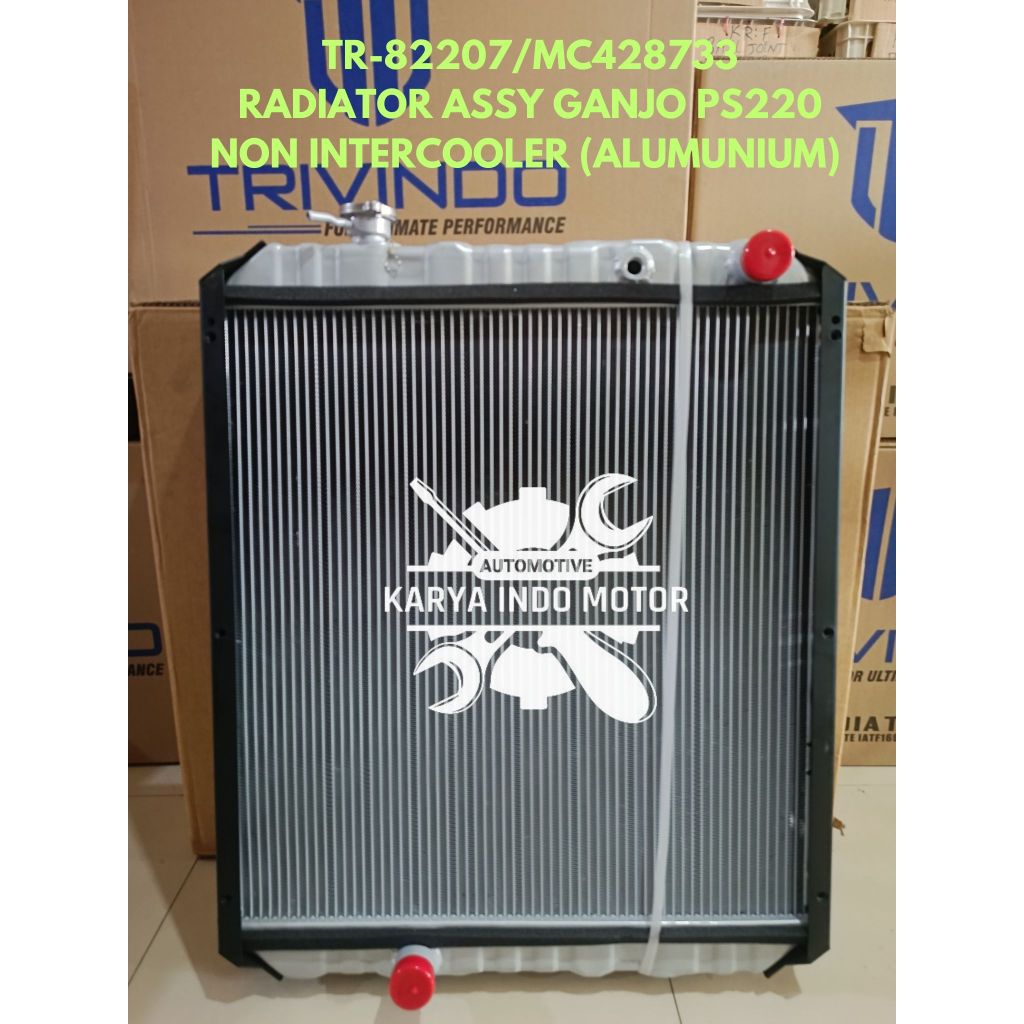 Jual Radiator Assy Mitsubishi Fuso 220 PS GANJO GANZO NON INTERCOOLER ...