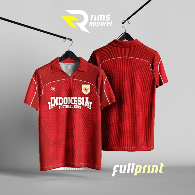 Jual JERSEY FANS TIMNAS INDONESIA FANTASY / RETRO VINTAGE / Jersey ...
