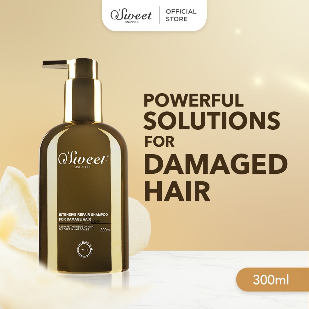 Jual OSweet Singapore Shampoo Intensive Repair Rambut Berwarna ...