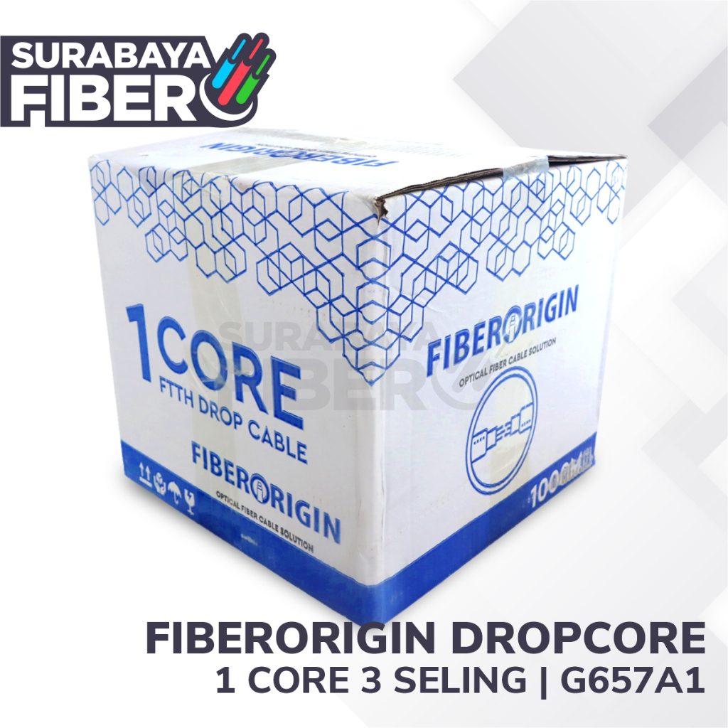 Jual Dropcore 1 Core 3 seling 1KM Fiberorigin Kualitas Mantap - 1/2/4 ...
