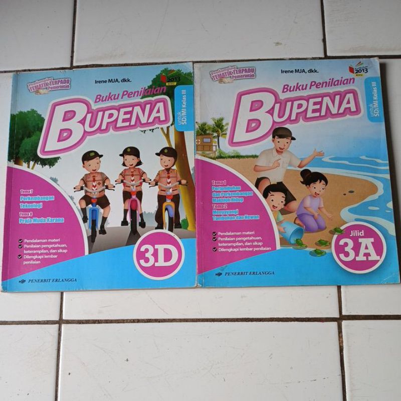 Jual Buku Bupena tema 1& tema 2 jilid 3A | Shopee Indonesia