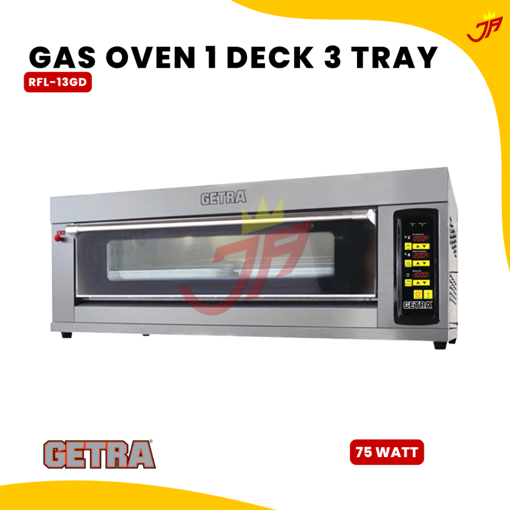 Jual GETRA Gas Oven Deck RFL-13GD / Oven 1 Deck 3 Tray RFL 13GD ...