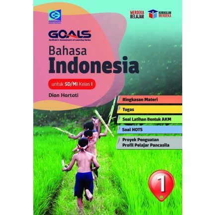 Jual GRAFINDO SD - GOALS Bahasa Indonesia Kelas 1 SD/MI Kurikulum ...