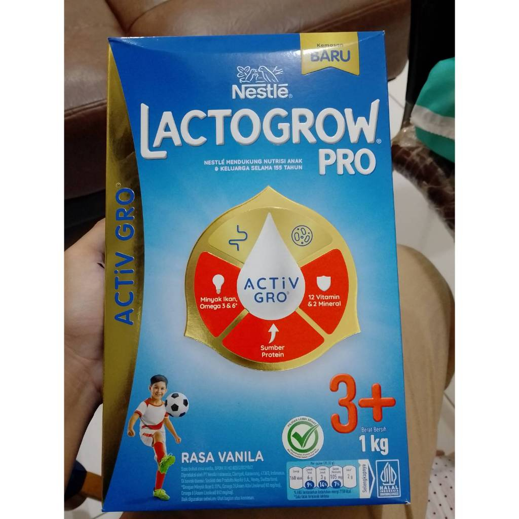 Jual Nestle Lactogrow pro 3+ madu/vanilla 1 kg | Shopee Indonesia