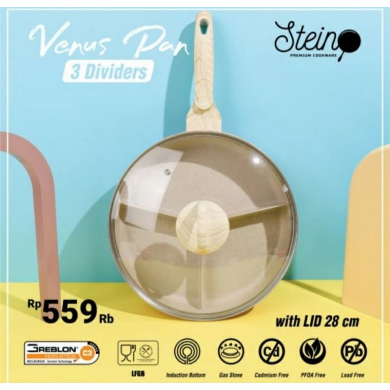 Jual WAJAN STEINCOOKWARE VENUS PAN 28CM | Shopee Indonesia