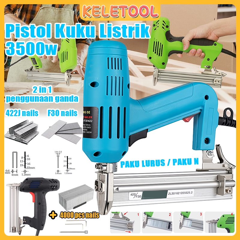 Jual F30 Nailer Dual Use 3500W Paku Tembak Listrik Electric Nail Tacker ...