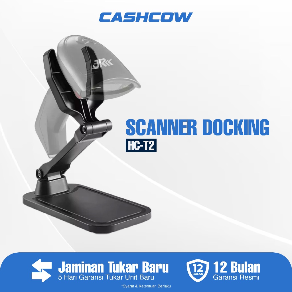 Jual Barcode Scanner Stand Docking Dudukan Universal Cashcow HCT2 ...
