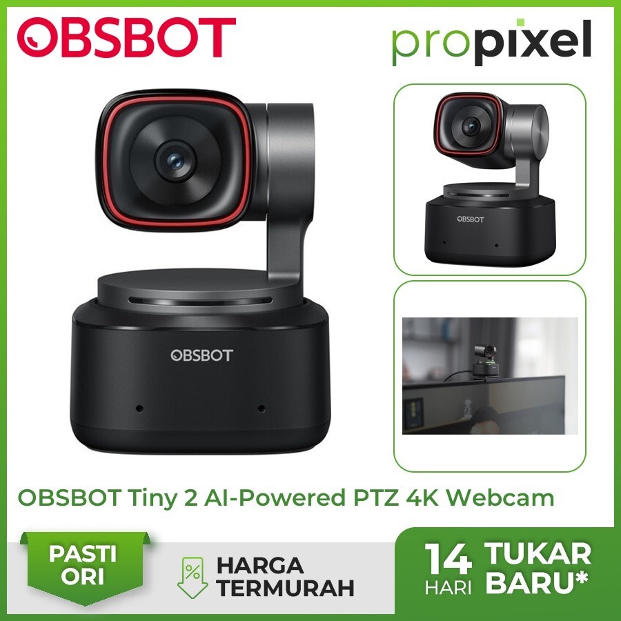 Jual OBSBOT Tiny 2 AI-Powered PTZ 4K Webcam Garansi Resmi | Shopee ...