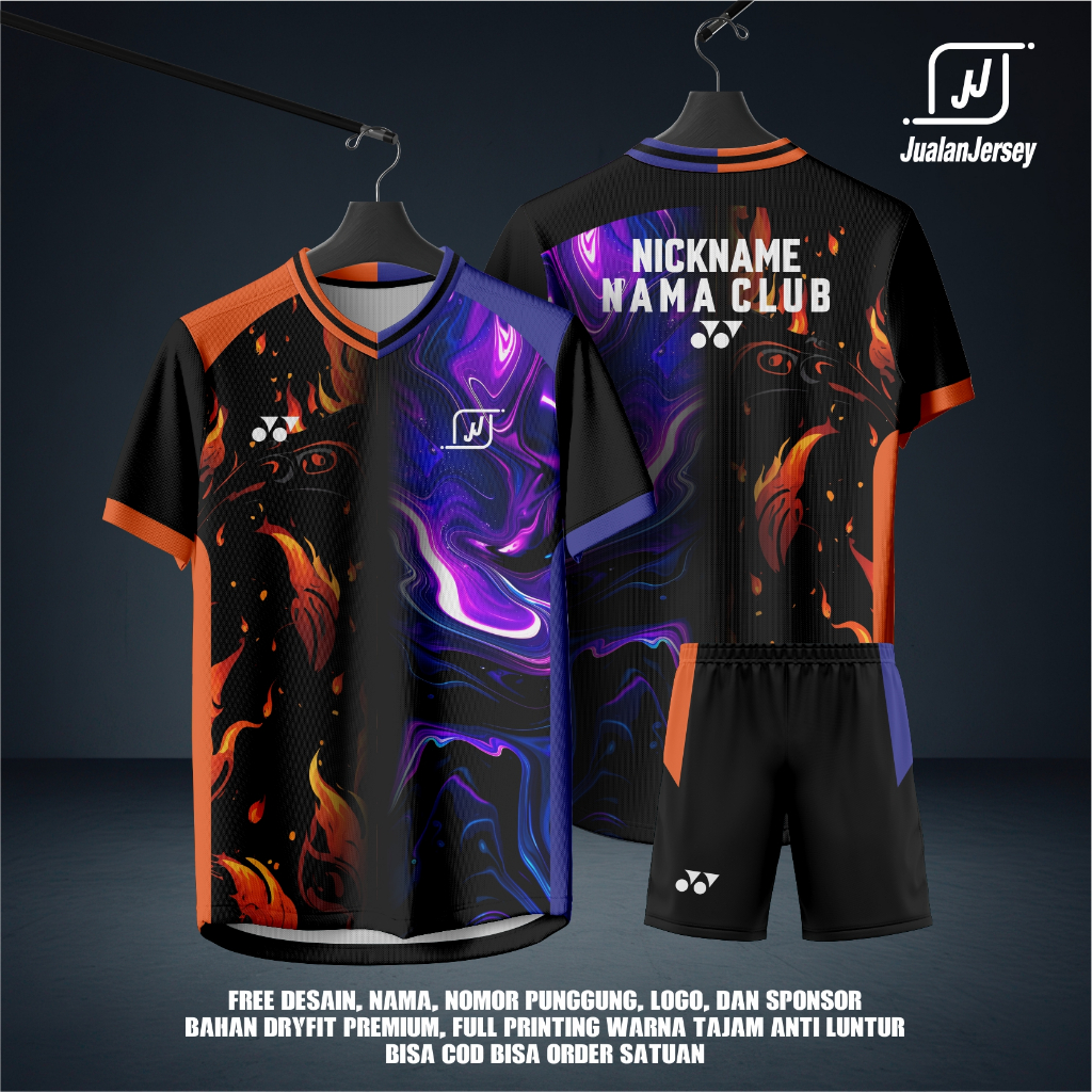 Jual JERSEY BAJU BADMINTON BULUTANGKIS CUSTOM FREE CUSTOM DESIGN- NAMA-CLUB | Shopee Indonesia