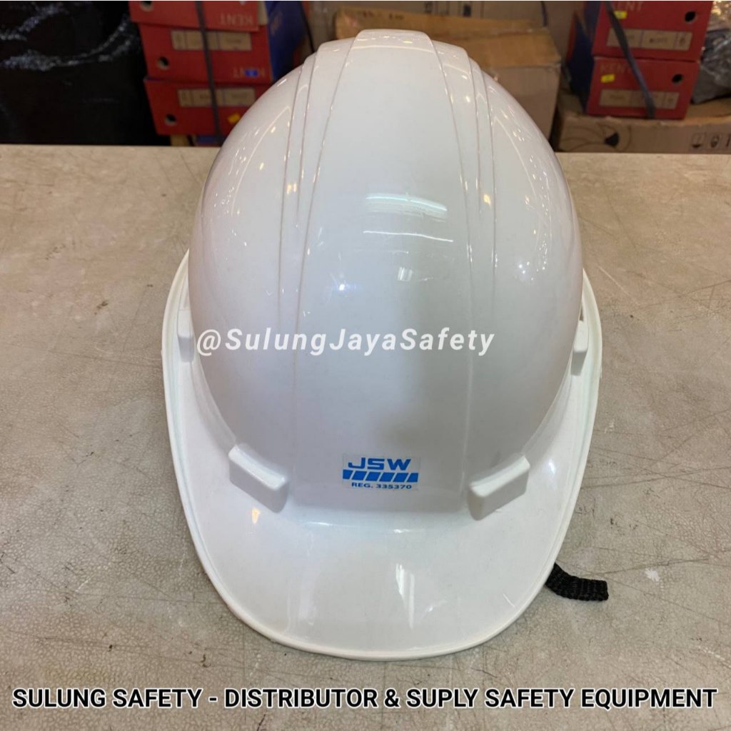 Jual Helm Safety Proyek JSW Putih Original 100% New Fastrack + Tali ...