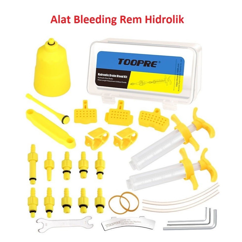 Jual Alat Bleeding Rem Hidrolik TOOPRE Discbrake Bleeding Kit Hydraulic ...