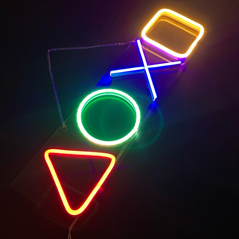 Jual Lampu neon flex GAME, dekorasi kamar geming, kamar aesthetic ...
