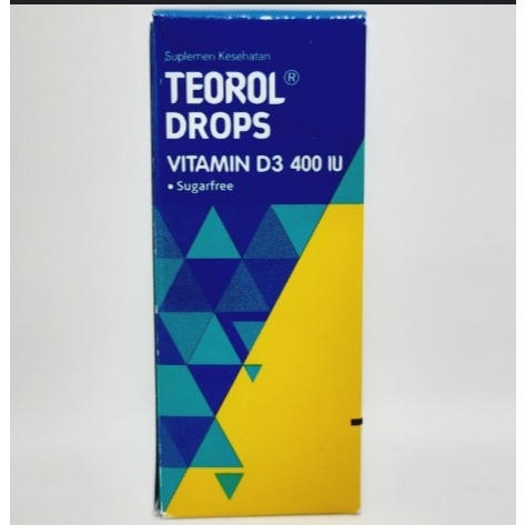 Jual TEOROL DROP VITAMIN D3 400 IU BEBAS GULA (SUGAR FREE) | Shopee ...