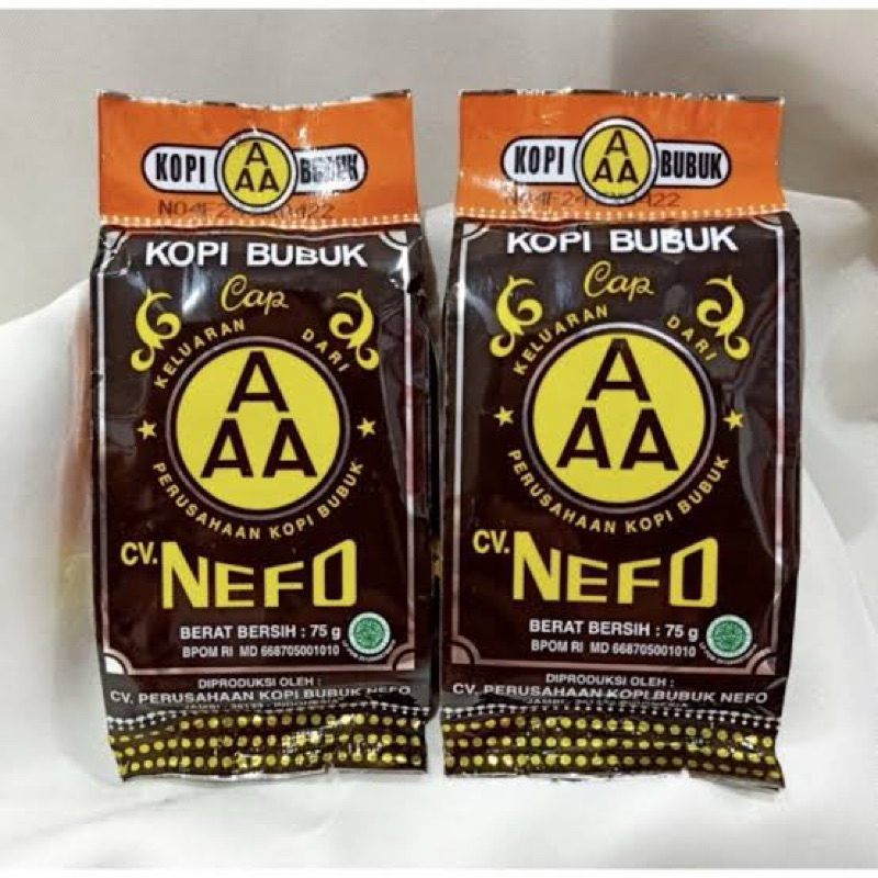 Jual Kopi Bubuk Cap AAA Asli Jambi Isi 75 gram | Shopee Indonesia