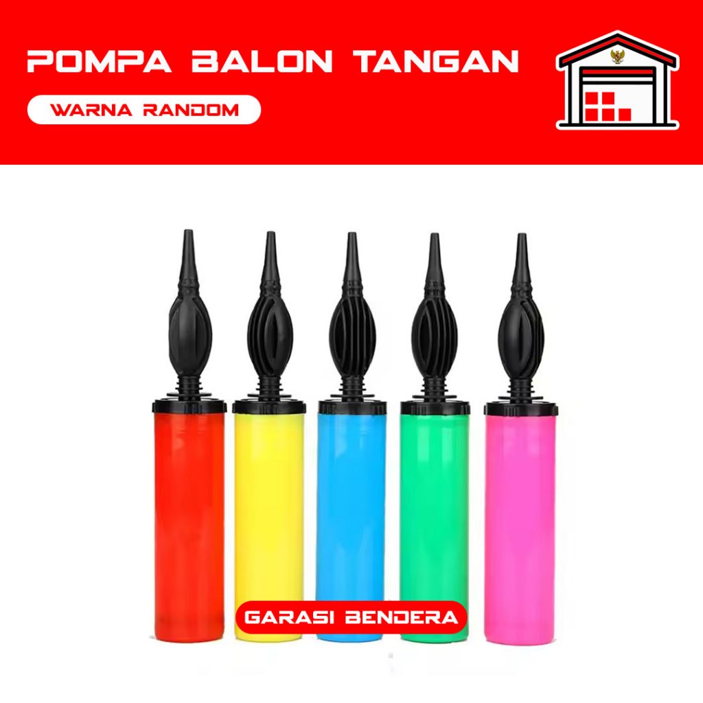 Jual Pompa Balon Tangan Manual Hand Pump Mini Portable Alat Tiup Angin ...