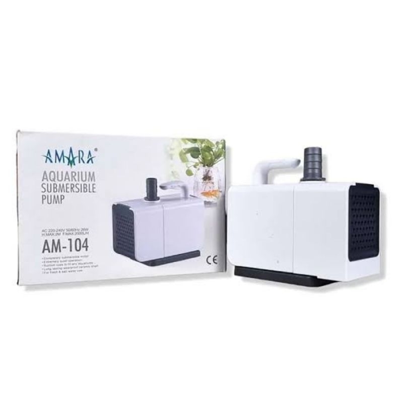 Jual Amara AM-104 Pompa Celup Aquarium Kolam Amara AM 104 Power Head Mesin Air Kolam Koi Low ...