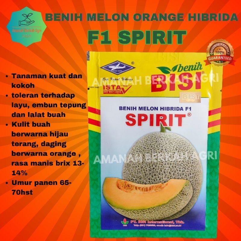 Jual Benih Melon Orange Hibrida F1 Spirit Original 100% | Shopee Indonesia