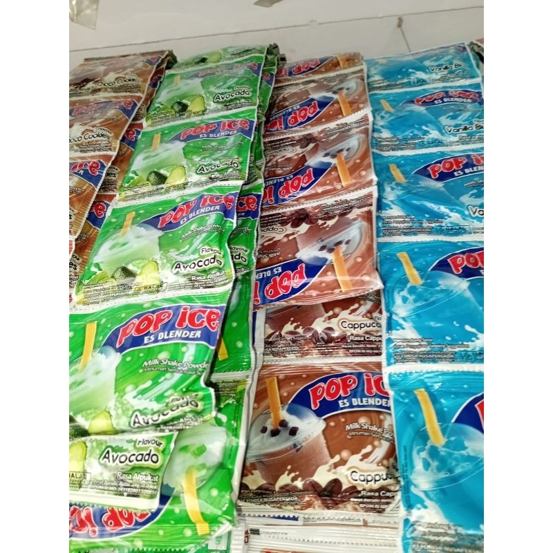 Jual Minuman Pop Ice Berbagai Rasa Perenceng isi 10 pcs | Shopee Indonesia