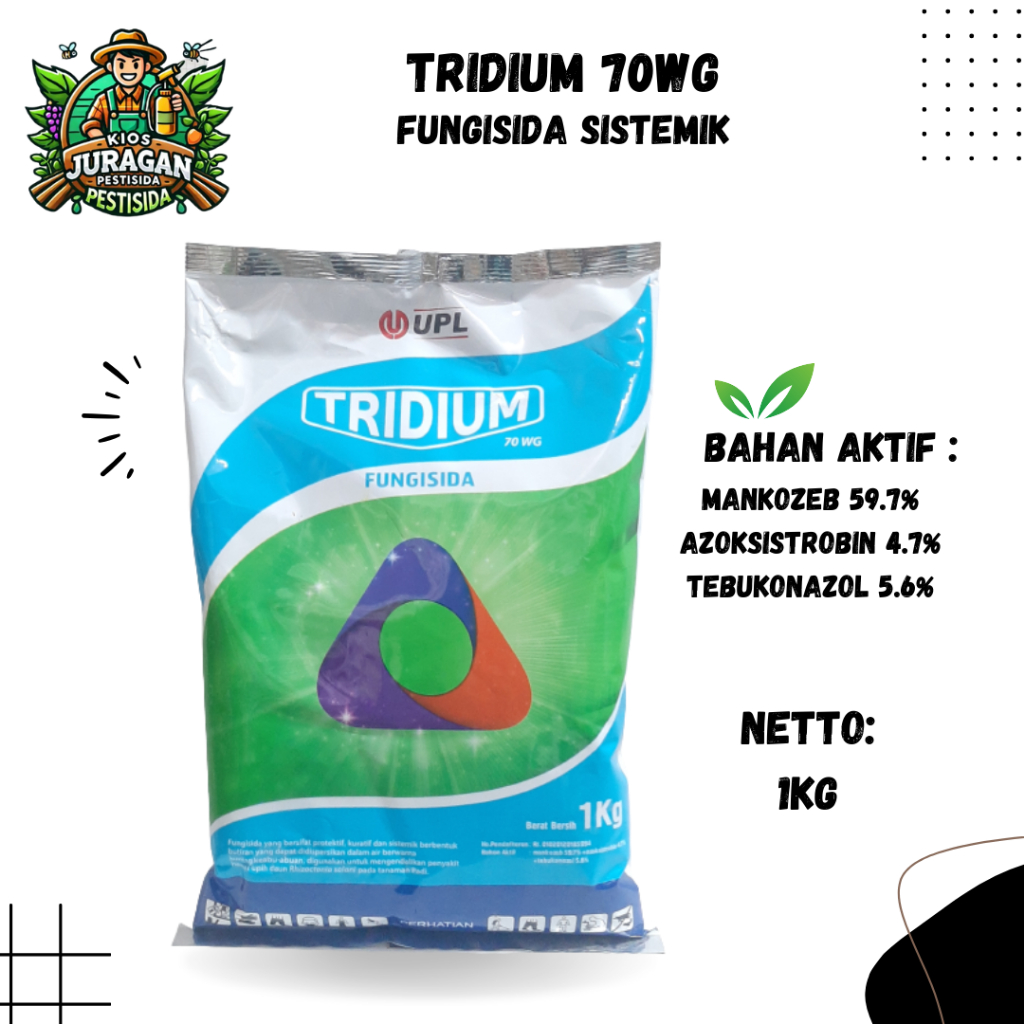 Jual TRIDIUM 70WG 1KG FUNGISIDA SISTEMIK | Shopee Indonesia