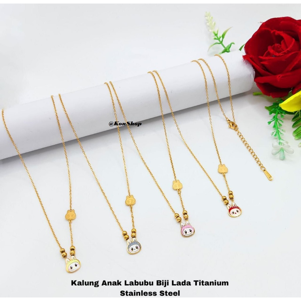 Jual New Kalung Anak-Anak Labubu All Varian Titanium Stainless Steel ...