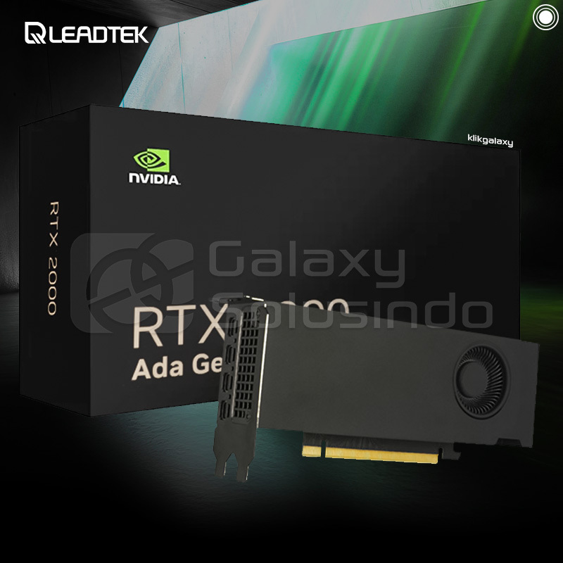Jual LEADTEK Nvidia Quadro RTX 2000 ADA Generation 16GB GDDR6 With ECC - VGA RTX2000 Ada ...