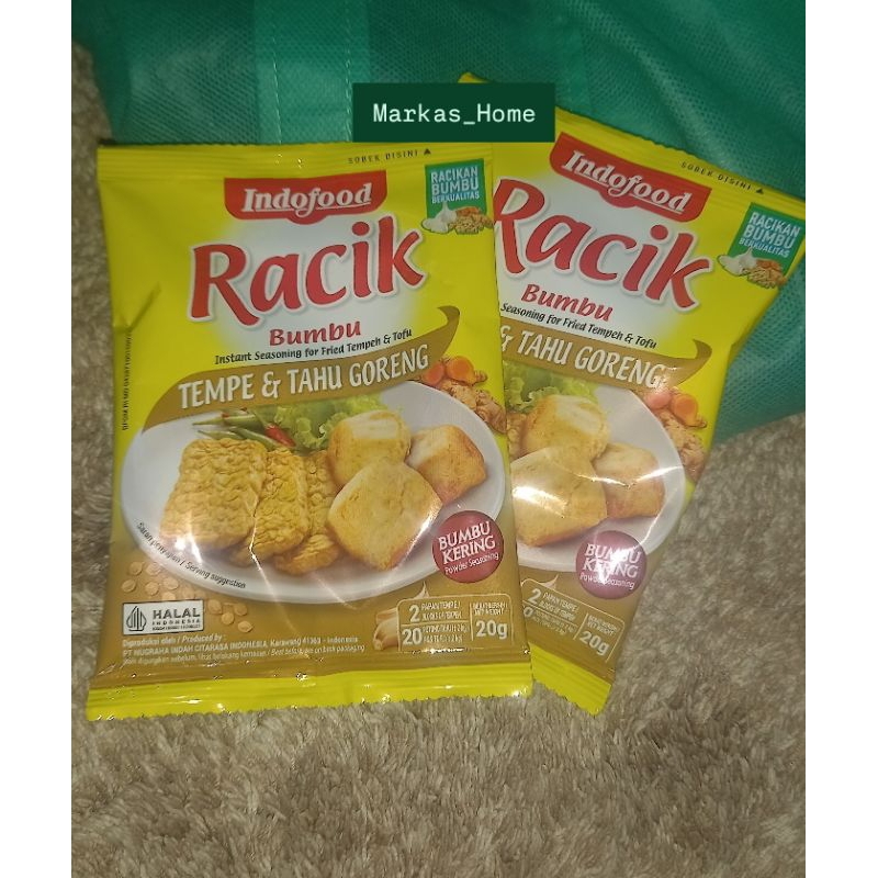 Jual Bumbu Racik Indofood Tempe Tahu goreng 20 g | Shopee Indonesia