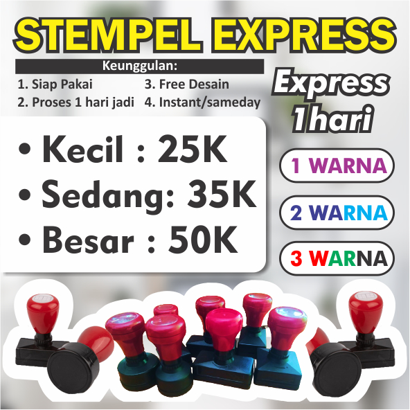 Jual STEMPEL OTOMATIS DESAIN CUSTOM | Shopee Indonesia