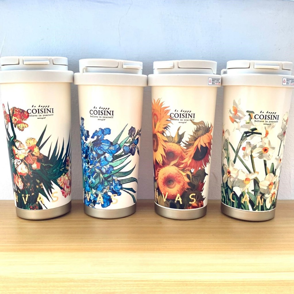 Jual TUMBLER MUG KOPI TEH TAHAN PANAS - MUG STAINLESS STEEL FLOWER ...