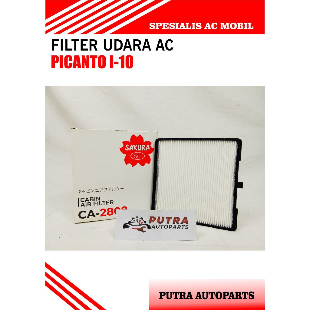 Jual FILTER UDARA AC MOBIL PICANTO I-10 ( SAKURA - CA-2808 ) | Shopee ...