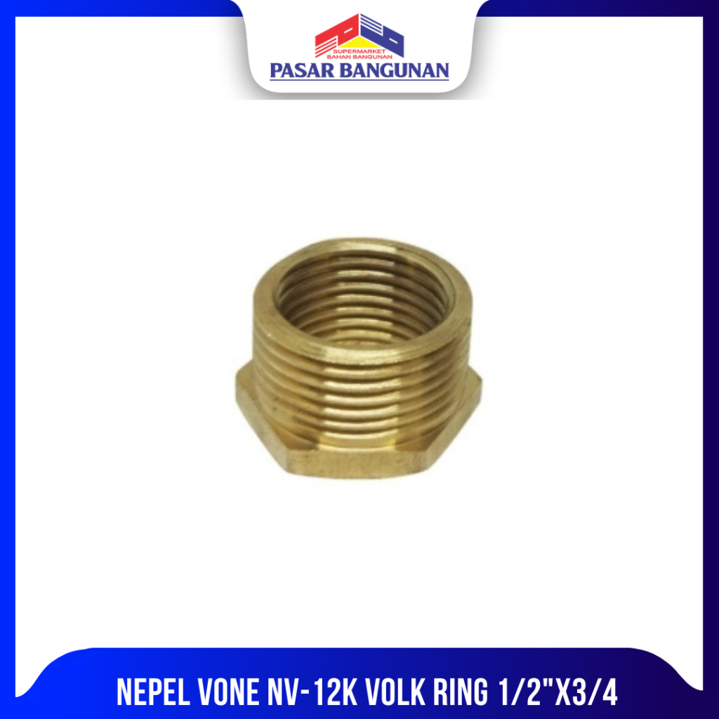 Jual NEPEL VONE NV-12K VOLK RING 1/2"X3/3"(BLISTER) | Shopee Indonesia
