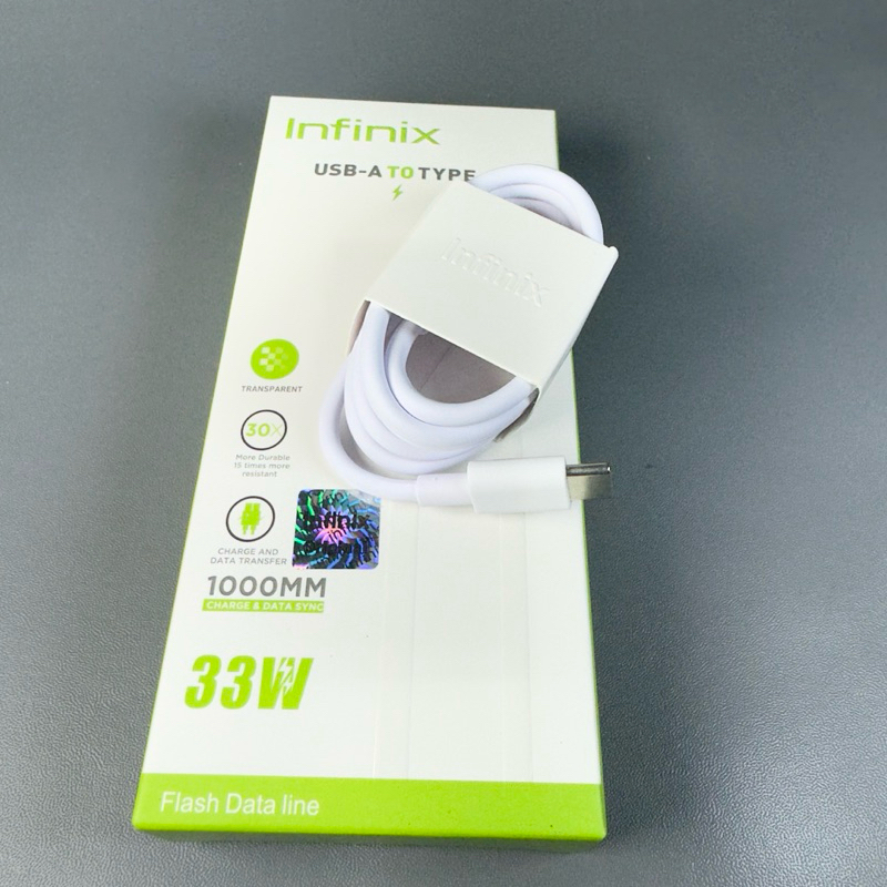 Jual kabel Cable data infinix 33W Type C Fast charging original ...