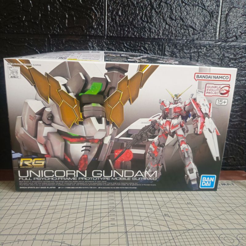 Jual BOX KEMASAN RG 1/144 REAL GRADE GUNPLA GUNDAM UNICORN BANDAI ...
